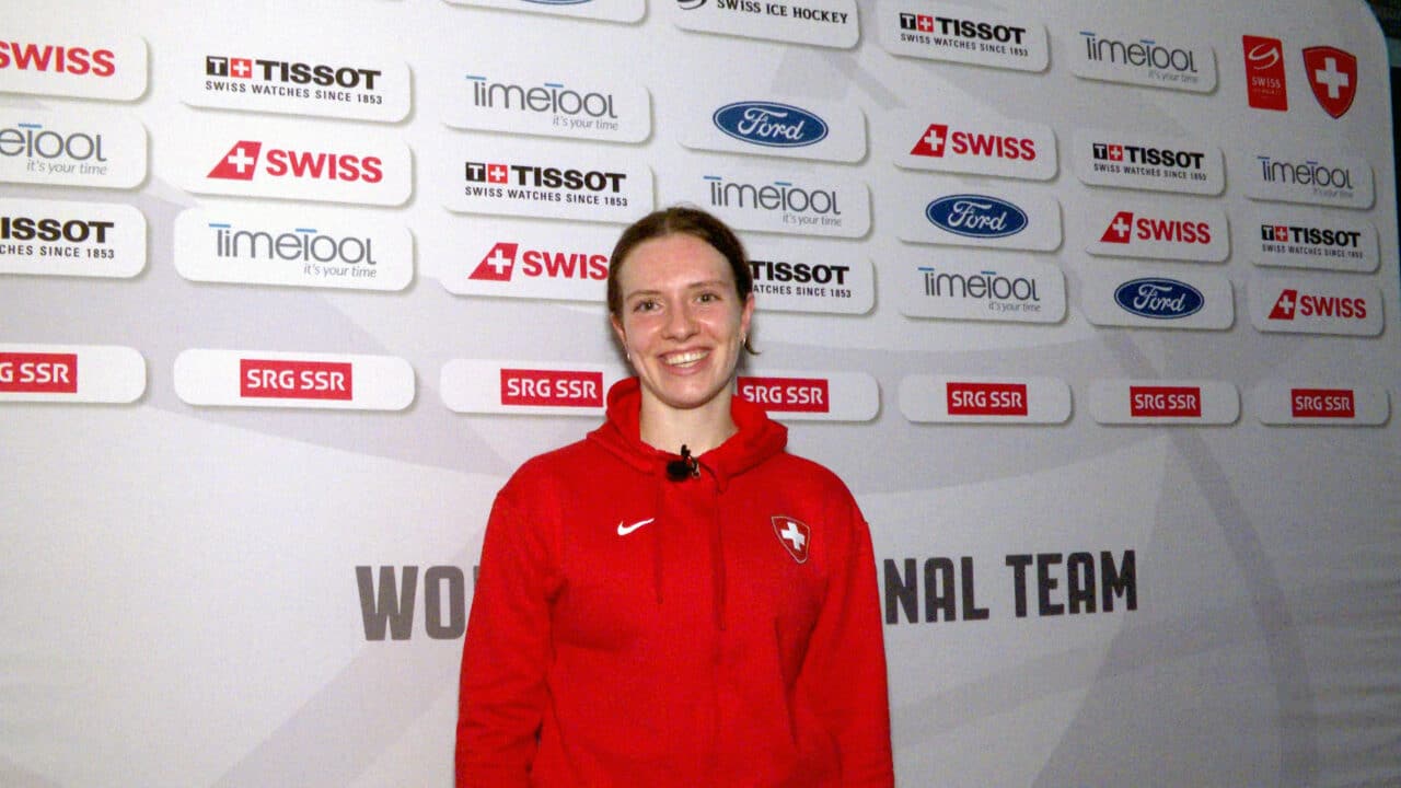 Alessia Baechler (HC Davos Frauen) nach der 1:4-Niederlage gegen ...