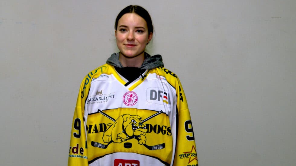 Lea Badura (Mad Dogs Mannheim) zum Halbfinalstart gegen die ERC ...